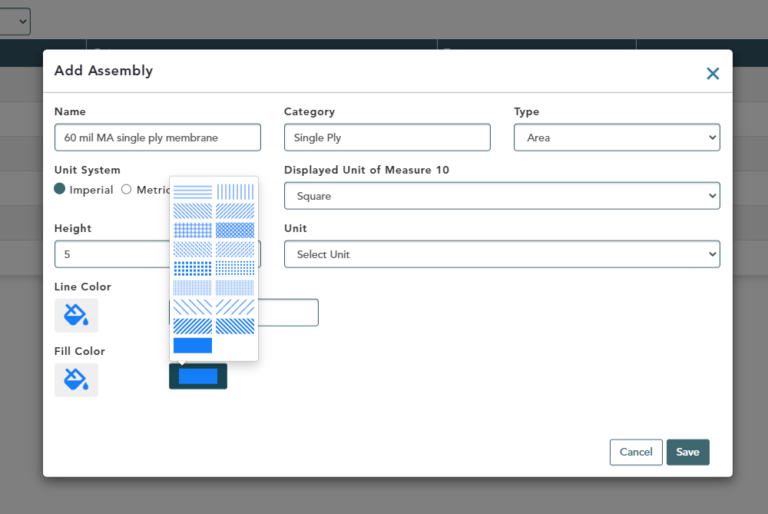 Adding an Assembly - Area | Vector Knowledge Base